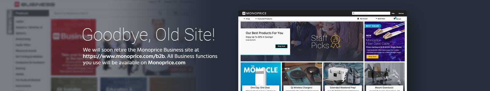 Monoprice Business is now Monoprice.com