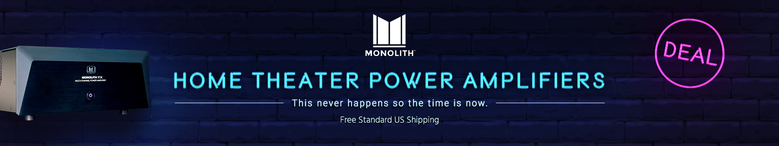 Free Shipping on Monolith Amps