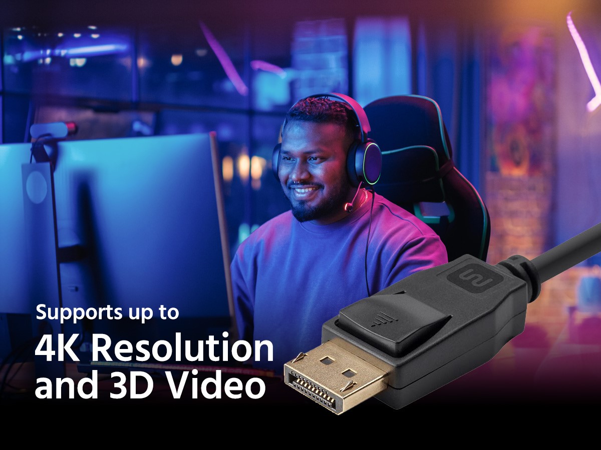 Monoprice Select Series DisplayPort 1.2 Cable, 10ft - Monoprice.com