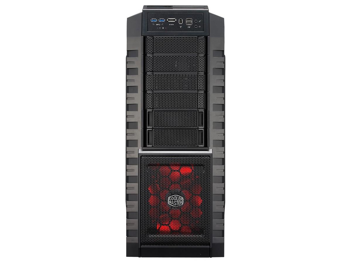 Cooler Master HAF X RC-942-KKN1 Chassis - Full-tower - Black - 11 x Bay ...