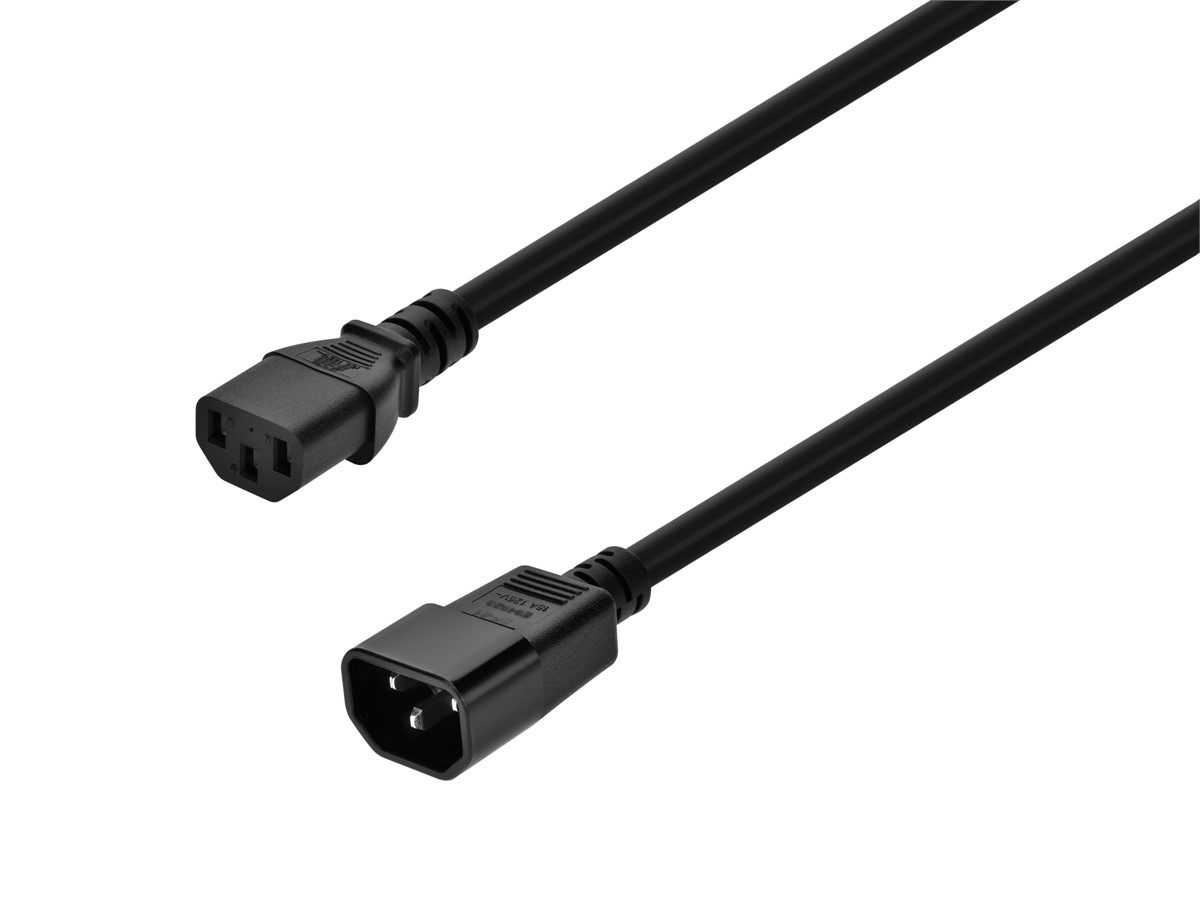 Monoprice Extension Cord IEC 60320 C14 To IEC 60320 C13 14AWG 15A