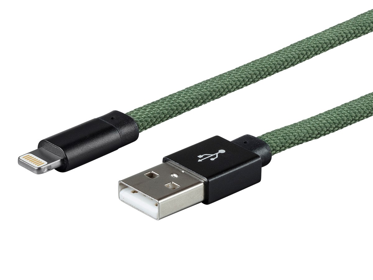 Monoprice Shoe String Apple MFi Certified Lightning to USB Charge ...