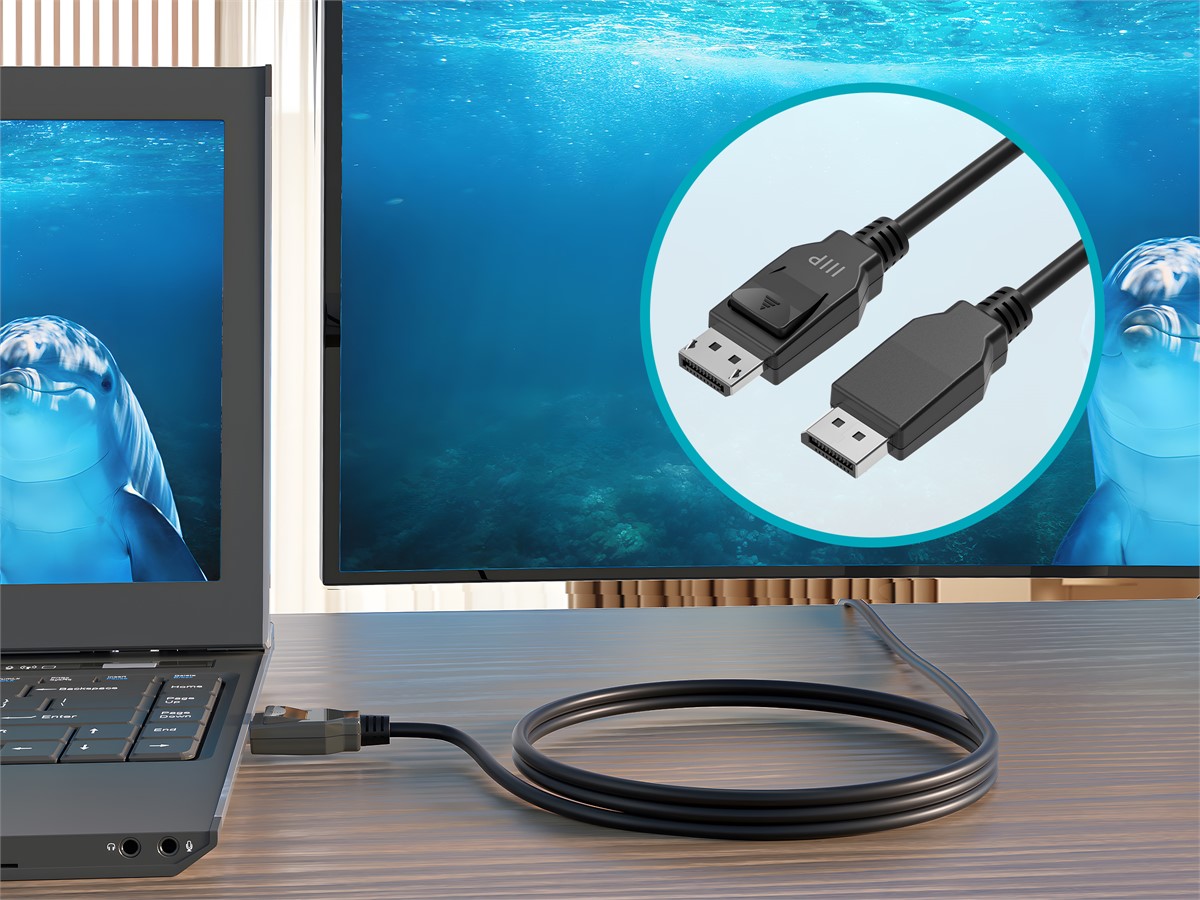 Monoprice Select Series DisplayPort 1.4 Cable, 3ft Black - Monoprice.com