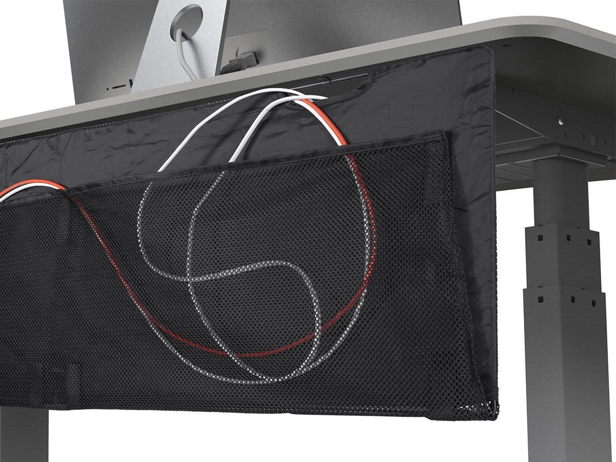 Workstream by Monoprice Bottom Desk Cover Panel with Wire Management ...