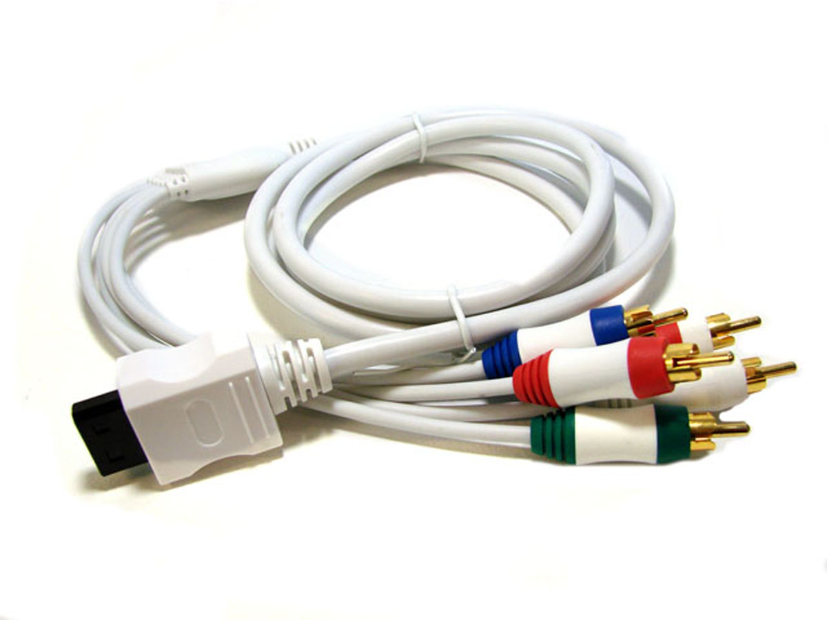 6FT Nintendo Wii Audio Video HDTV Component Cable (Ontario) - JLA FORUMS