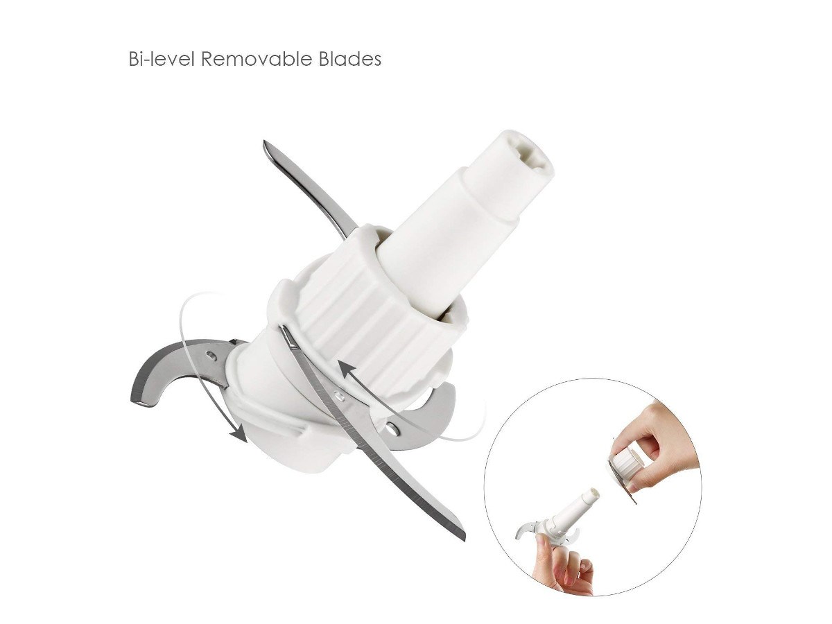 Aicok Food Processor, Electric Food Chopper, Compact and Powerful Mini ...