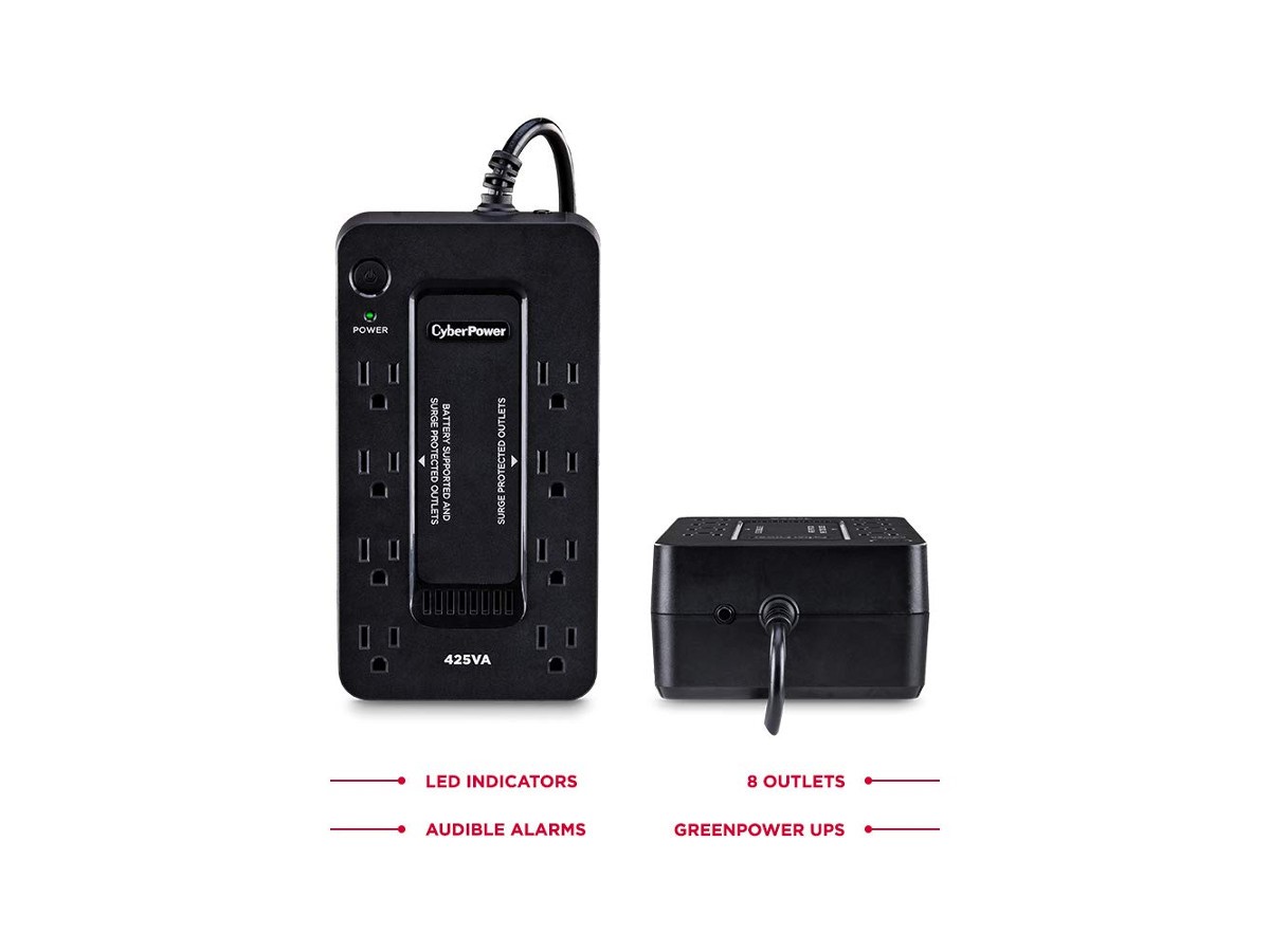 CyberPower ST425 Standby UPS 425VA/260W - Compact - 120 V AC - 1.50 ...