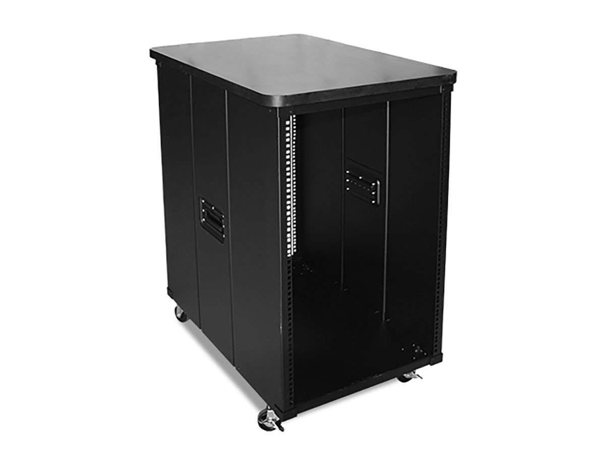 18U 800mm Depth Simple Server Rack with Wood Top, GSA Approved ...