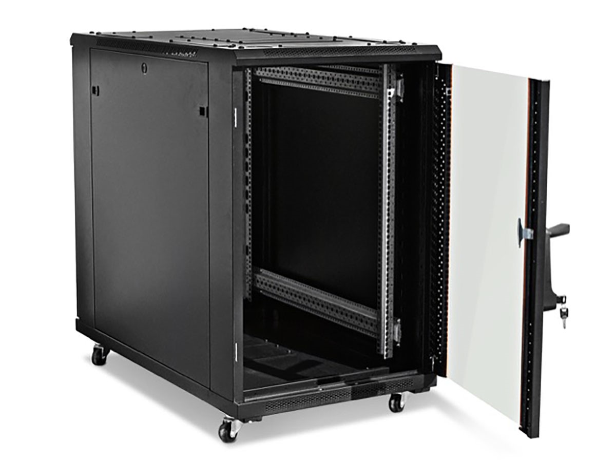 18U 1000mm Depth Rack-mount Server Cabinet Cabinet - Monoprice.com