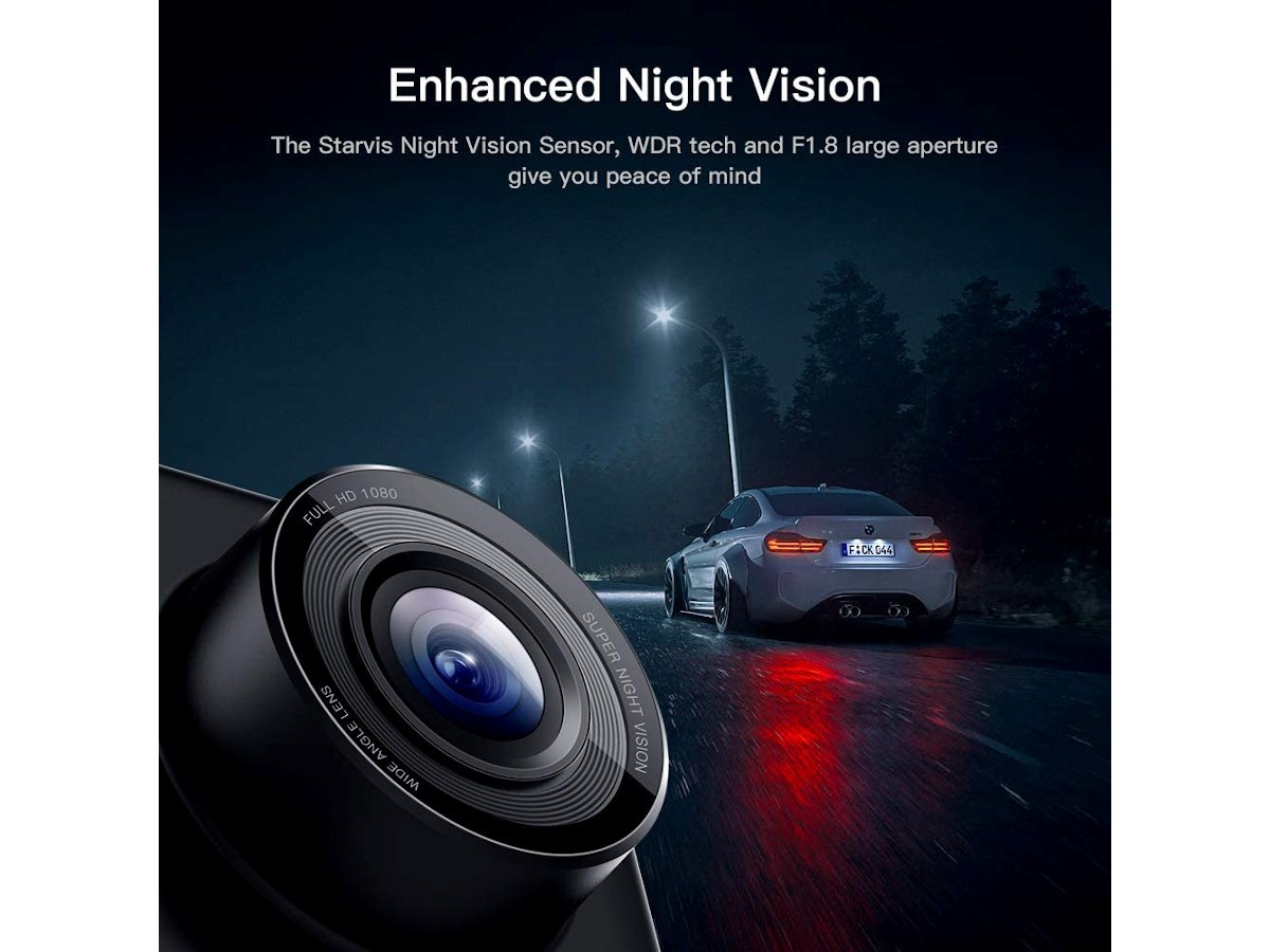 APEMAN Mini Dash Cam 1080P Full HD Camera for Cars Recorder Super Night ...