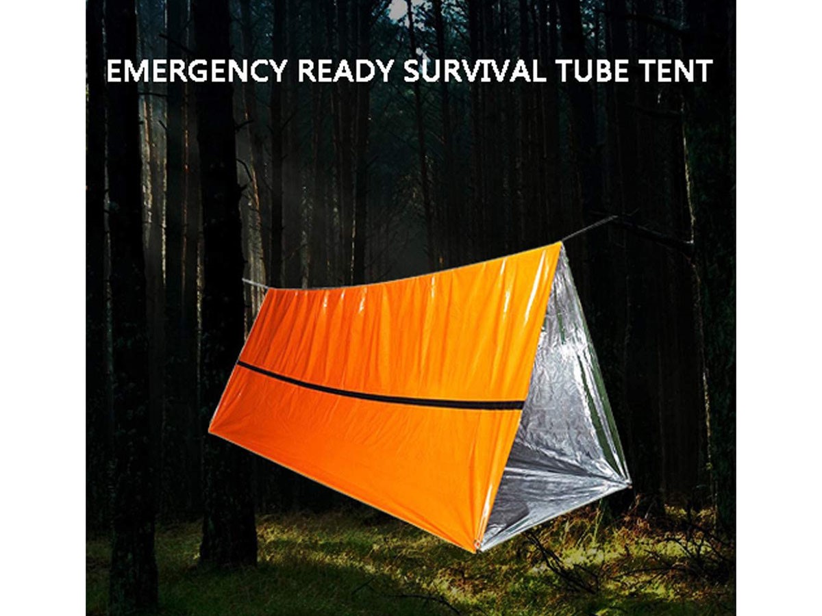 Emergency sleeping tent waterproof Outdoor lightweight Survival tent ...