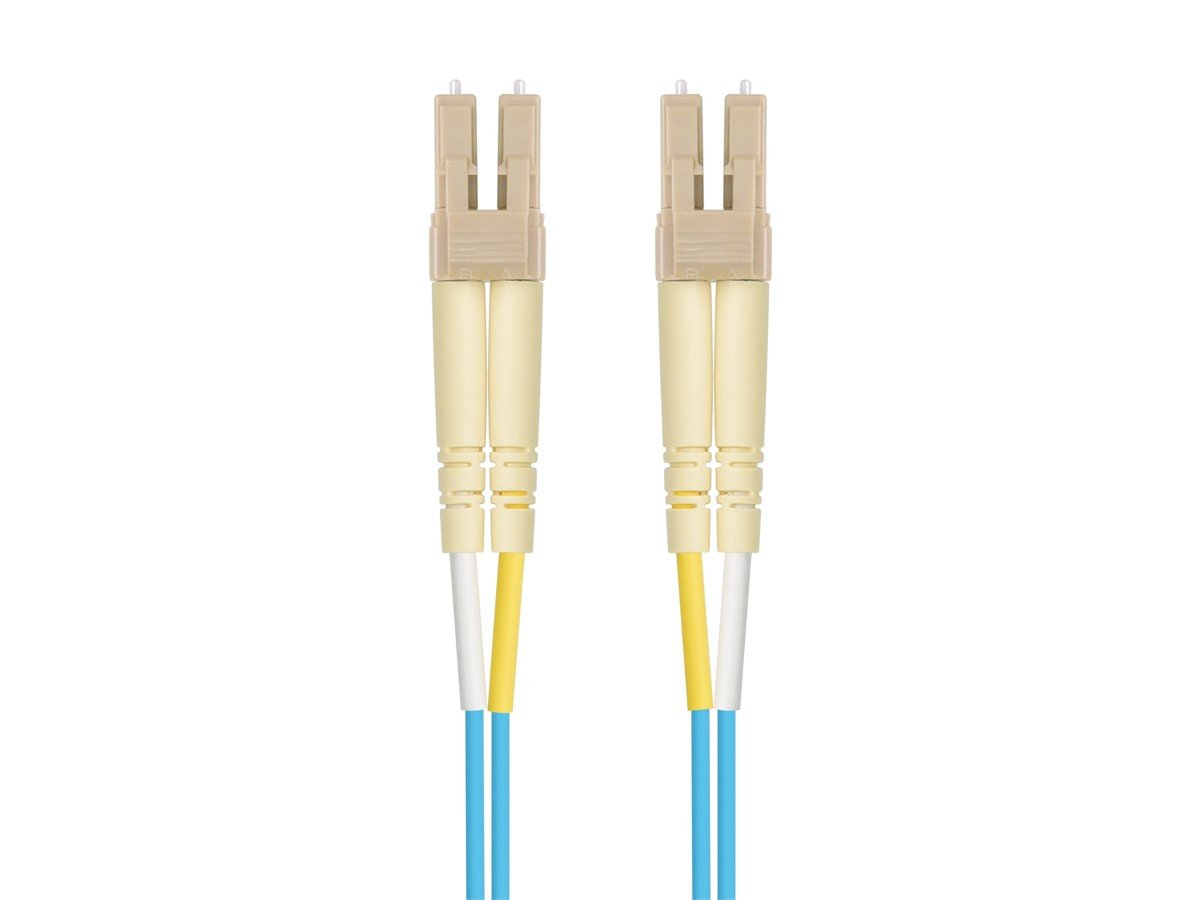 Monoprice Multi-Mode OM4 Fiber Optic Cable - LC-LC UL 2mm 50/125 OFNR ...