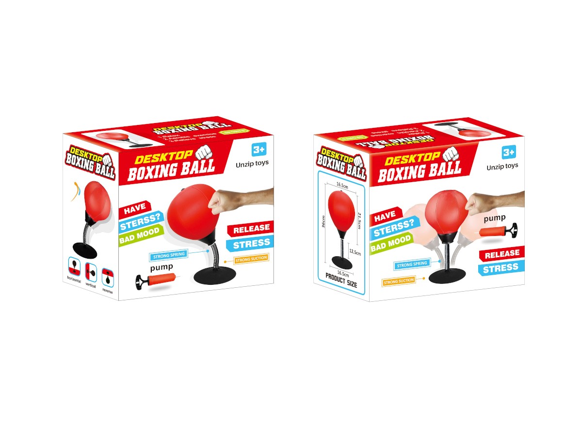 Desktop Punching Bag Stress Relief Free Standing Desk Table Boxing ...