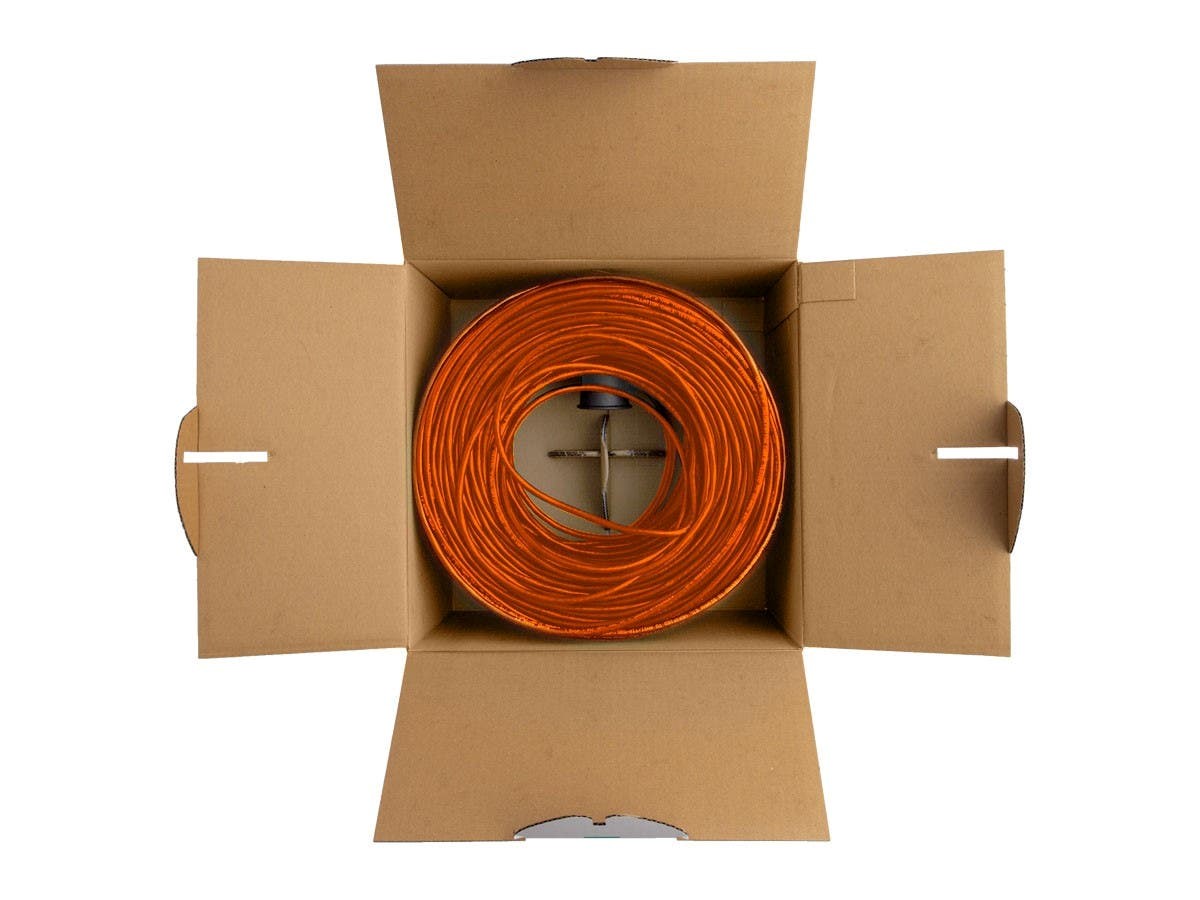 Monoprice Cat6 Ethernet Bulk Cable - Solid, 550Mhz, UTP, CMR, Riser ...