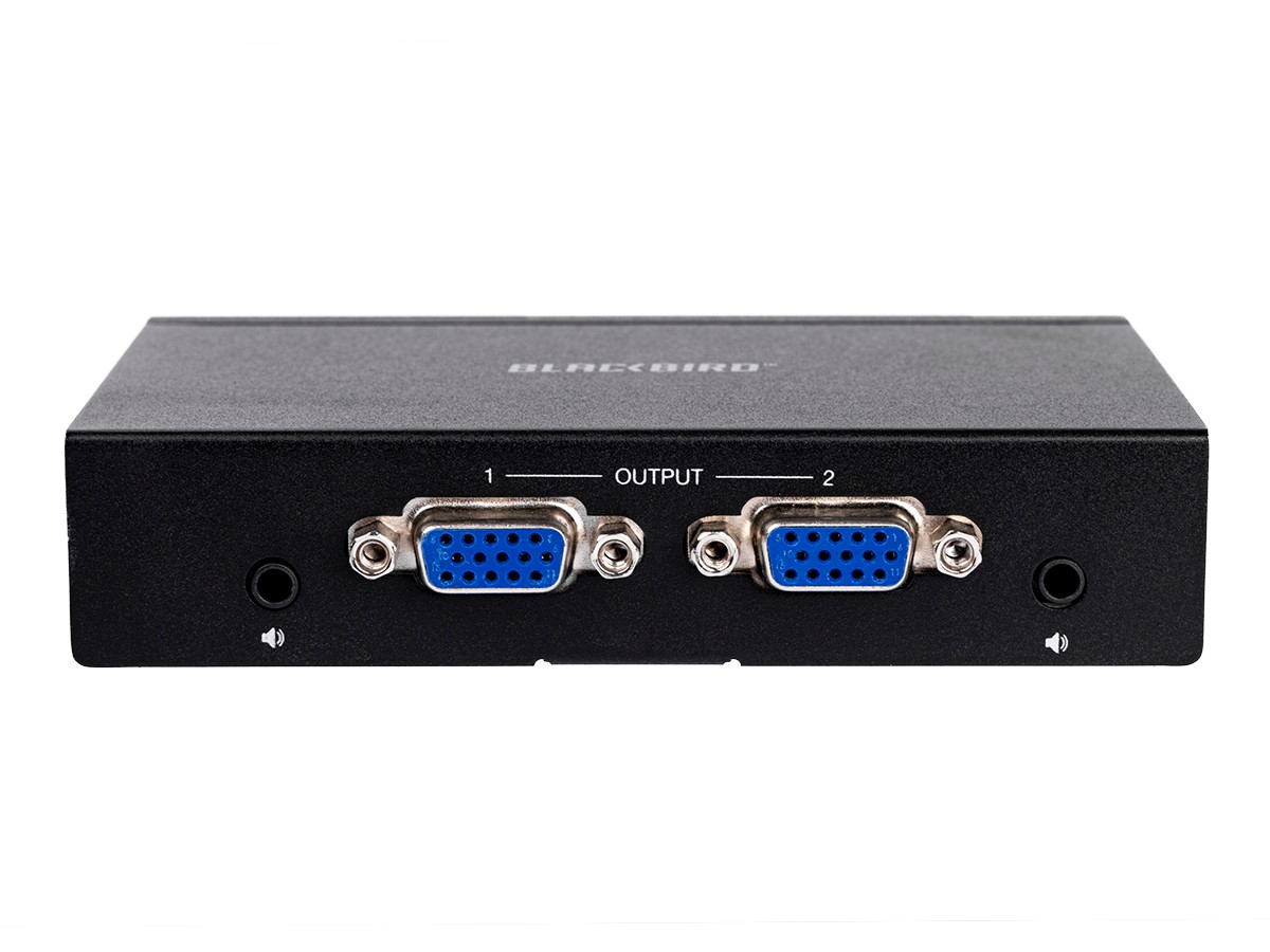 Monoprice 1x2 VGA Splitter with Audio, 500MHz - Monoprice.com