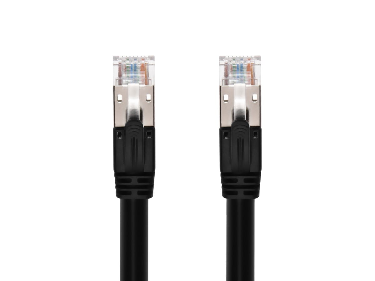Monoprice Cat6A 5ft Black PoE Patch Cable, 100W, PoE ++ (IEEE 802.3af ...