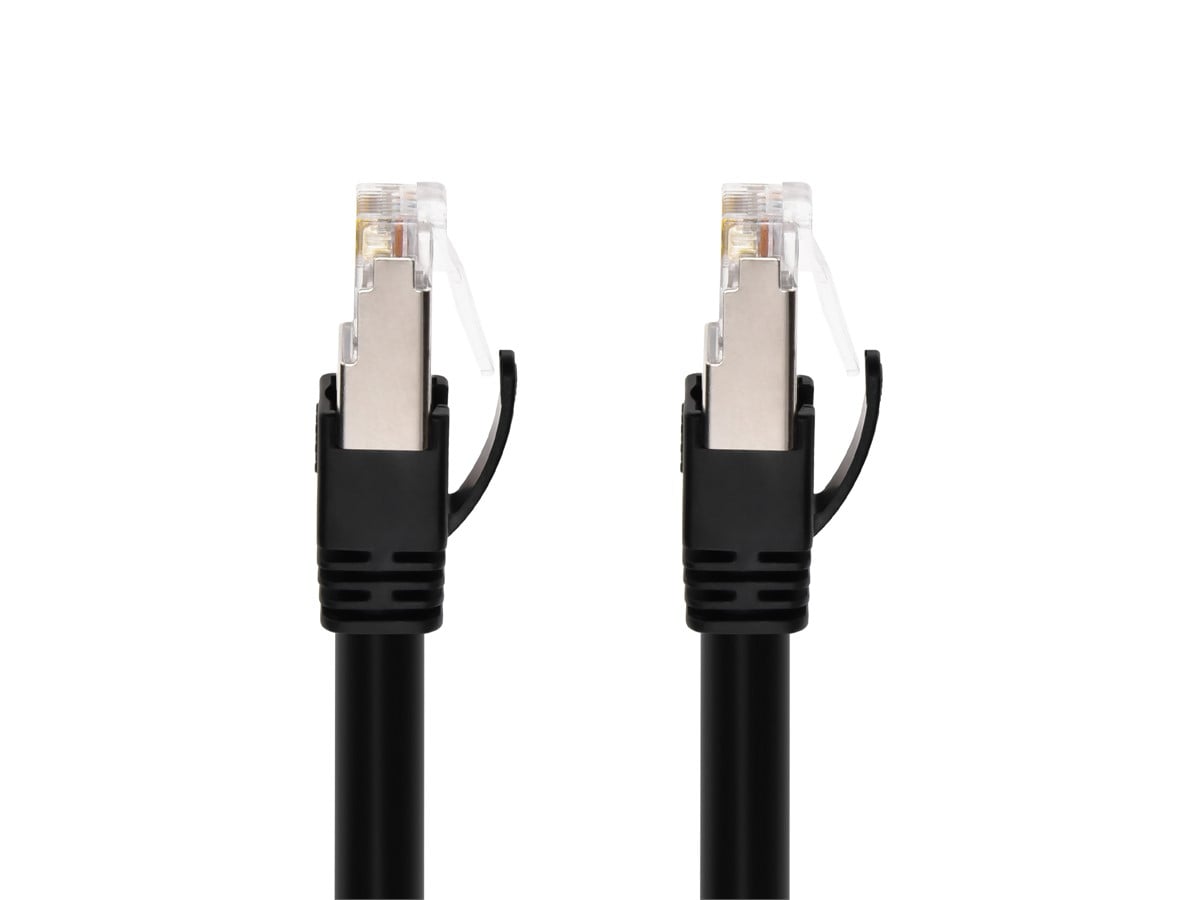 Monoprice Cat6A 5ft Black PoE Patch Cable, 100W, PoE ++ (IEEE 802.3af ...