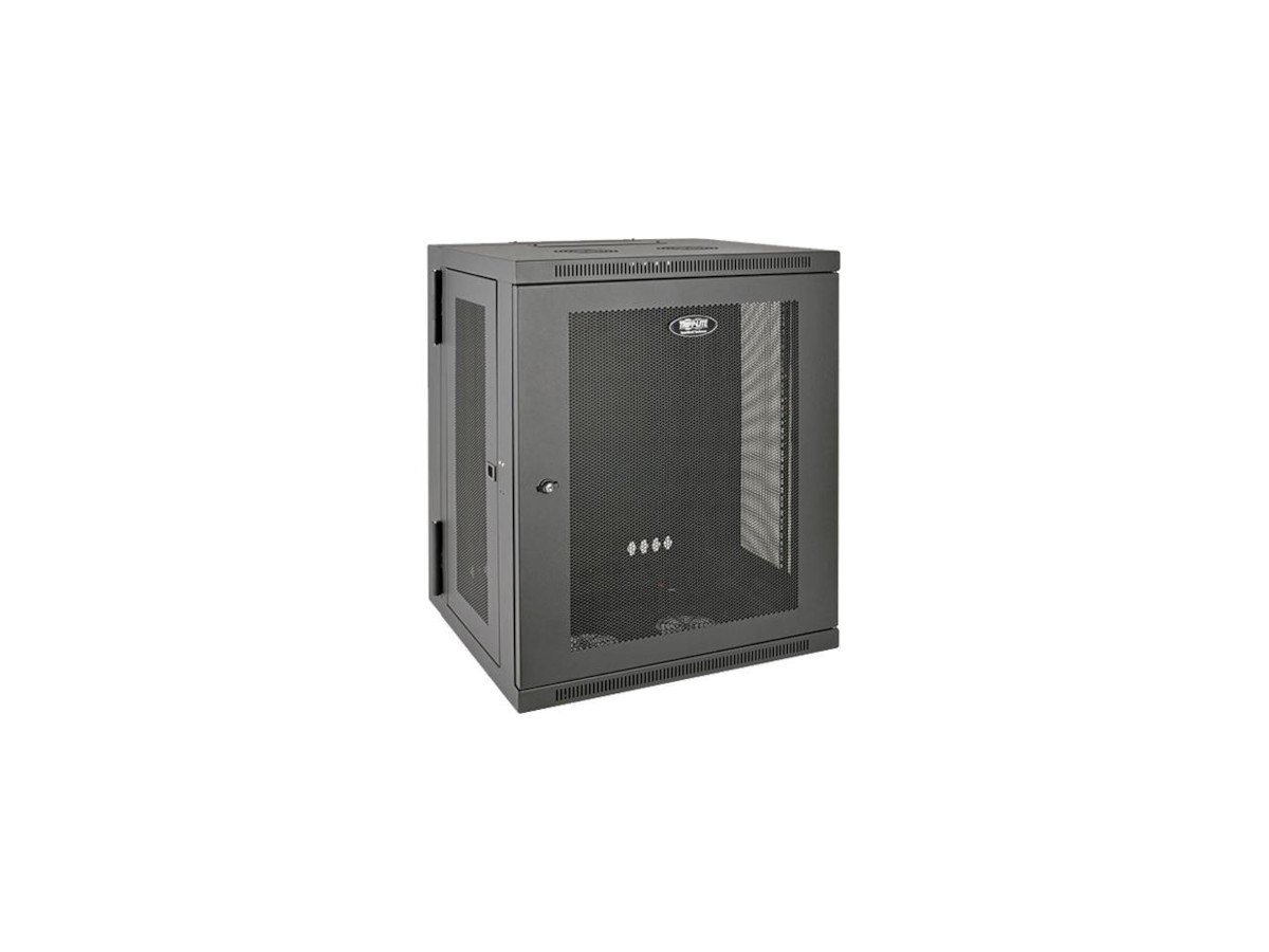 Tripp Lite 15U WALL MOUNT RACK ENCLOSURE SERVER CABINET HINGED ...