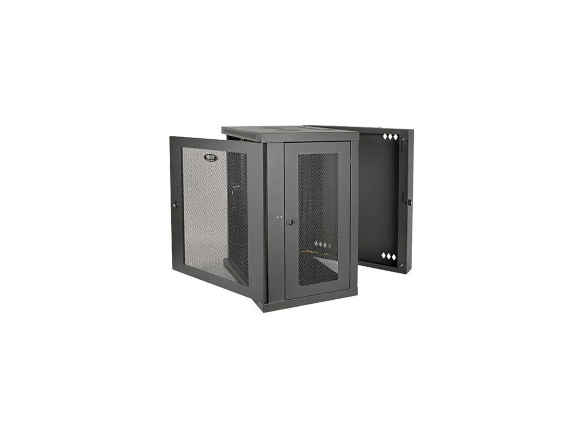 Tripp Lite 15U WALL MOUNT RACK ENCLOSURE SERVER CABINET HINGED ...