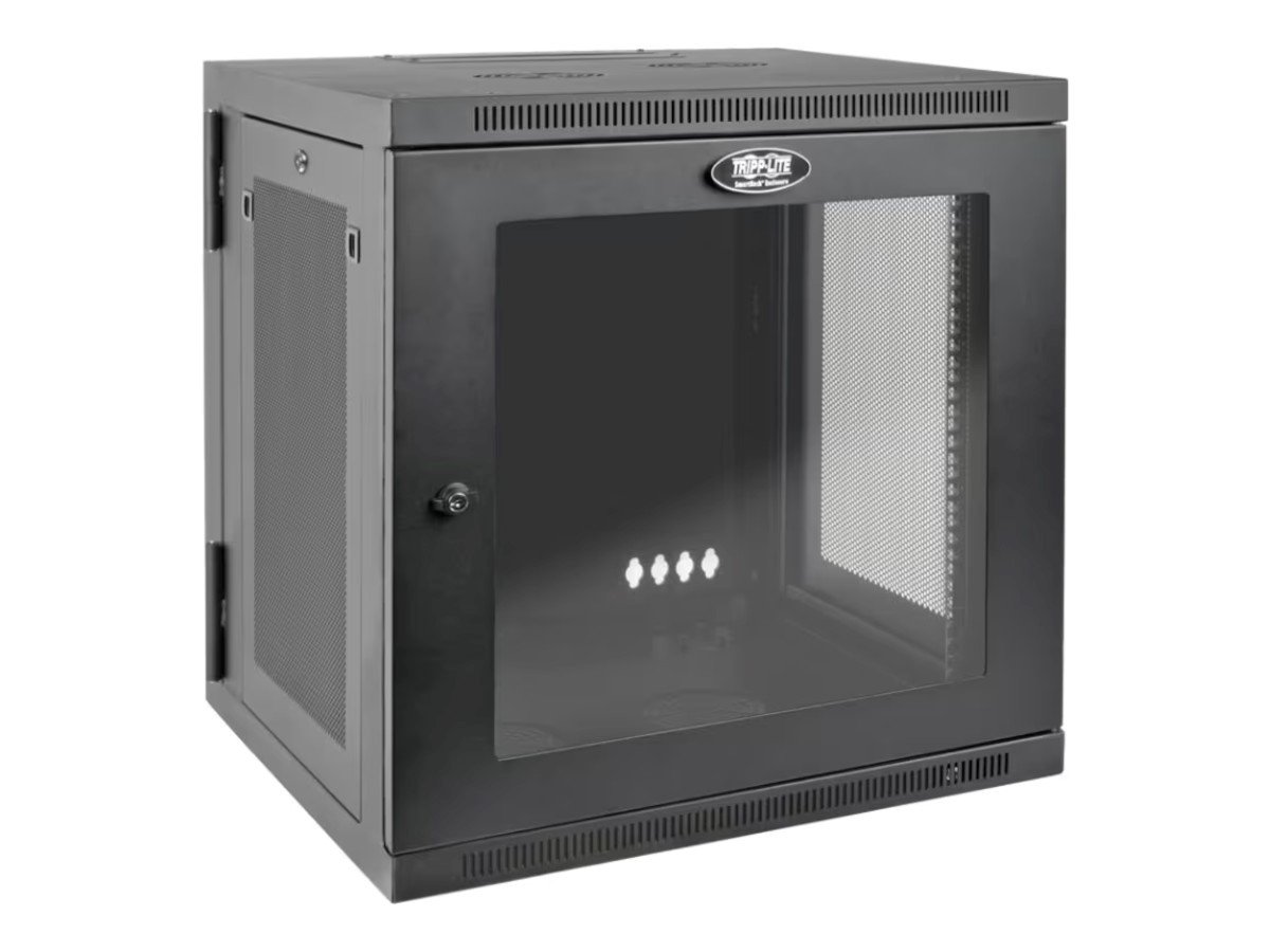 Tripp Lite 12U WALL MOUNT RACK ENCLOSURE SERVER CABINET HINGED ACRYLIC ...