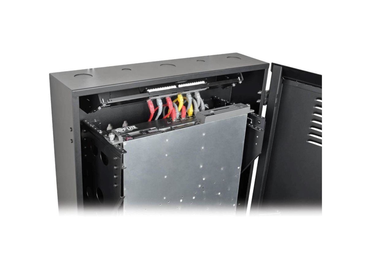 Tripp Lite 4U WALL MOUNT RACK ENCLOSURE SERVER CABINET LOW PROFILE ...