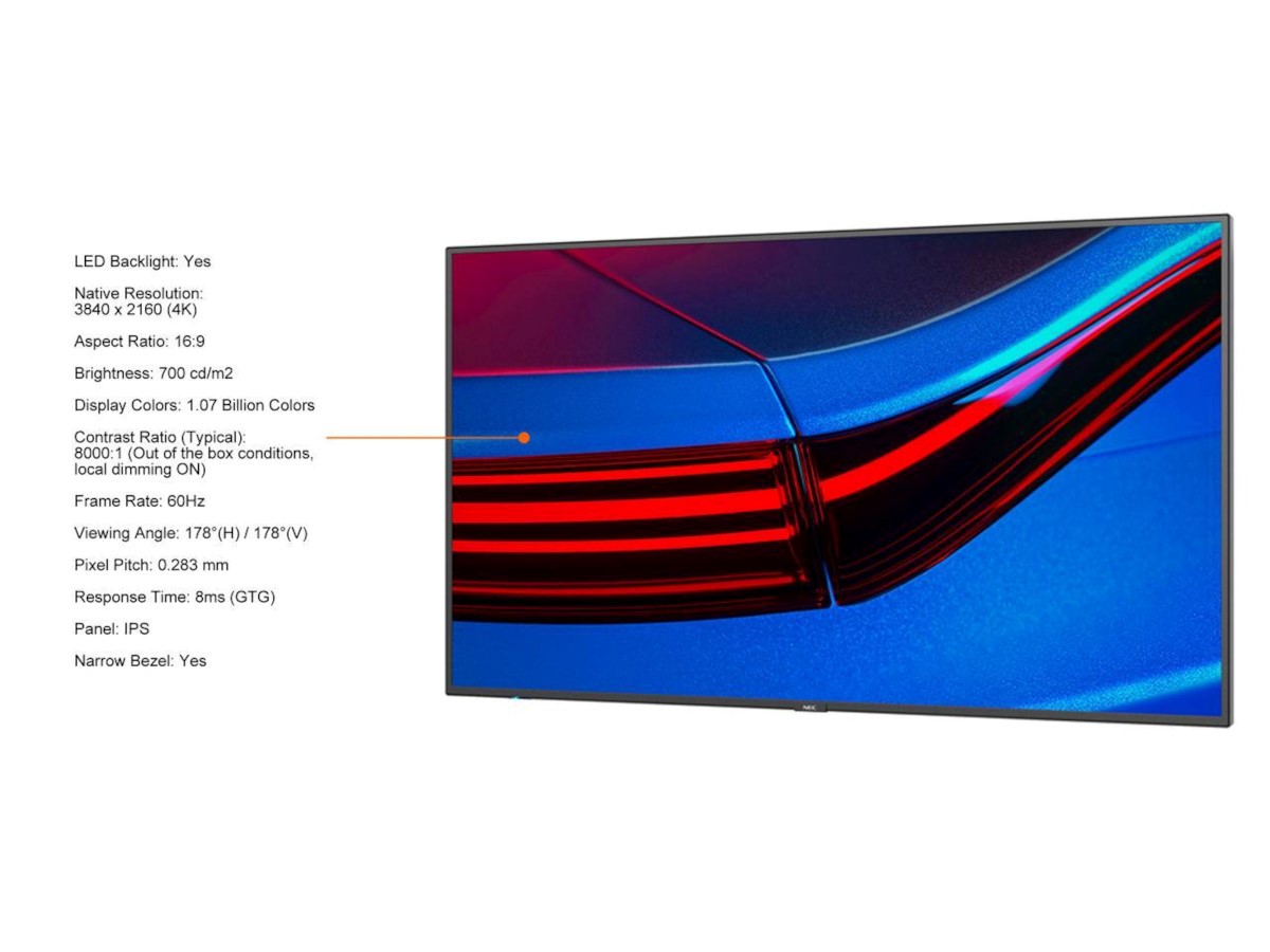 SHARP MULTISYNC 49IN DISPLAY MONITOR - Monoprice.com