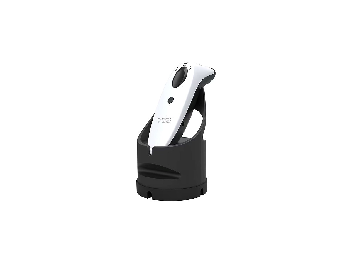 SOCKET MOBILE SOCKETSCAN S700 1D BARCODE SCANNER WHITE & CHARGING DOCK ...