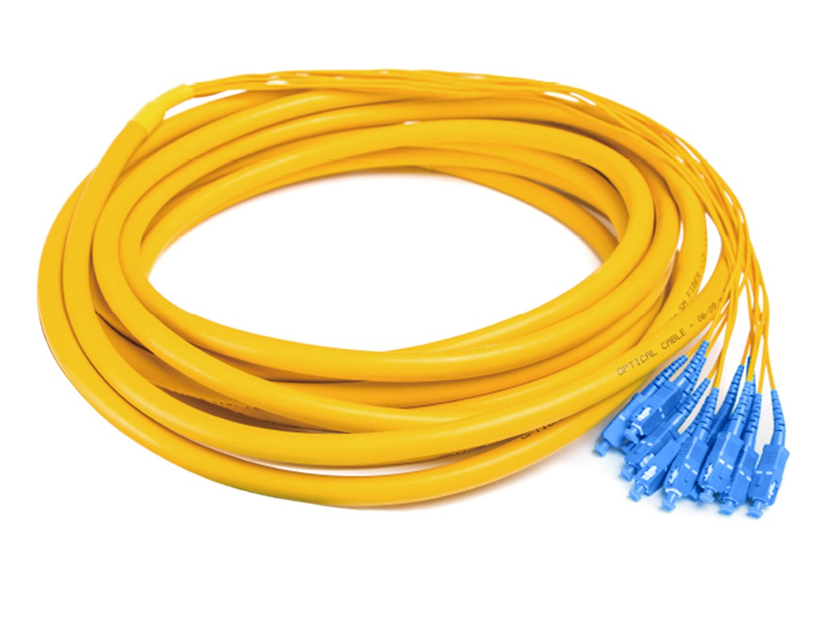 Monoprice 12F SM Distribution Pigtail SC/3m - Monoprice.com