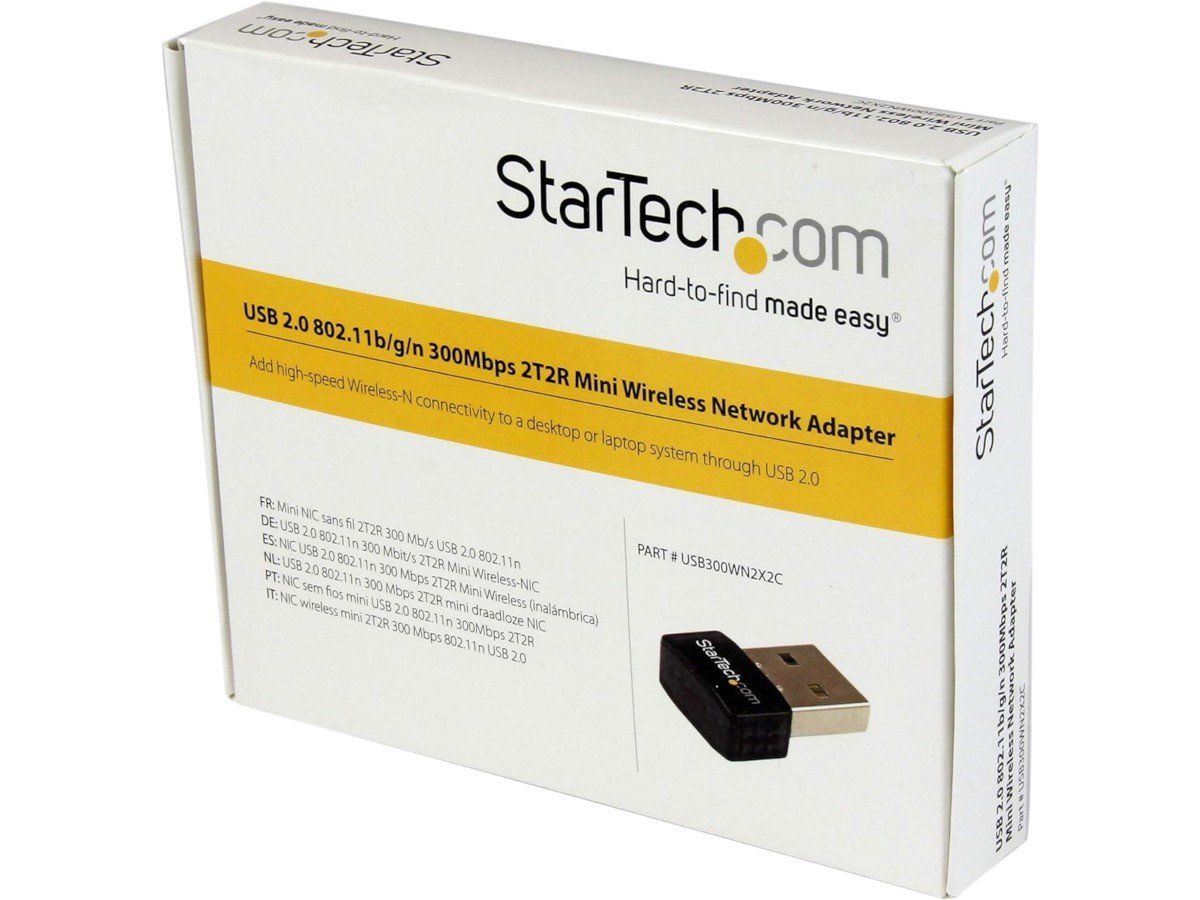 STARTECH USB WIFI ADAPTER MINI WIRELESS N NETWORK ADAPTER DONGLE ...