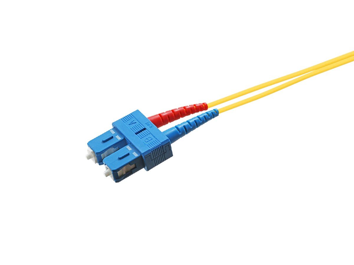 Monoprice Single-Mode Fiber Optic Cable - SC-ST UL 3mm 9/125 OFNR ...
