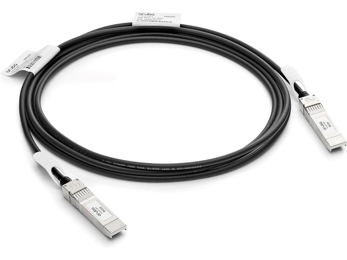 ARUBA ION 10G SFP+ TO SFP+ 3M DAC CABLE PL-I5 - Monoprice.com