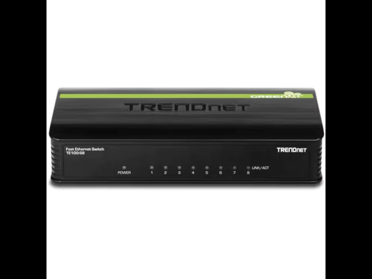 TRENDnet 8PORT 10/100 ENET STANDALONE SWITCH RJ45 FAST - Monoprice.com