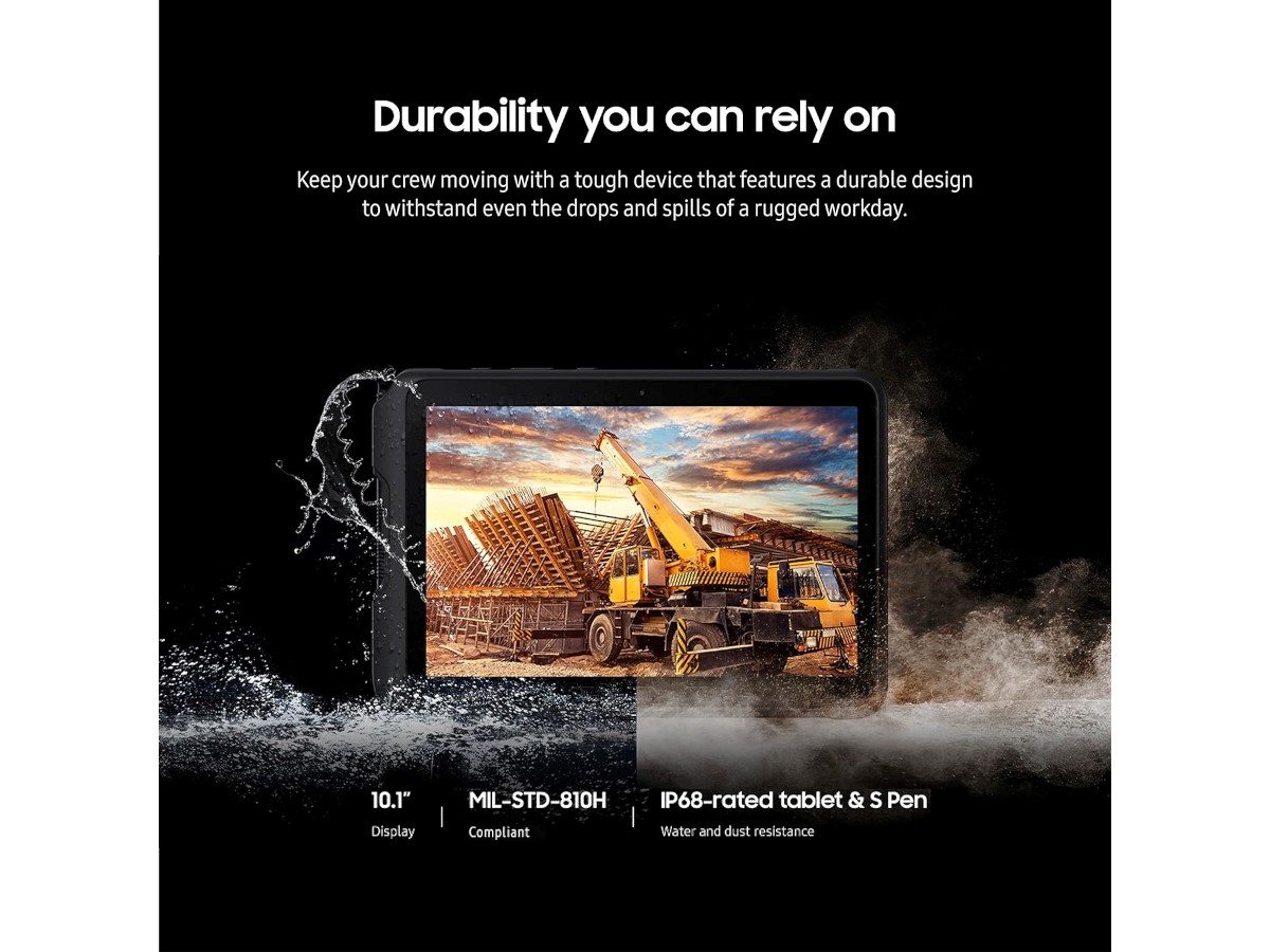 Samsung Galaxy Tab Active4 Pro Rugged Tablet - 10.1" WUXGA - Qualcomm SM7325 Snapdragon 778G 5G ...