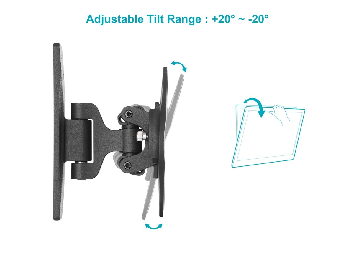 Monoprice Commercial Full Motion TV Wall Mount Bracket Long Extension ...