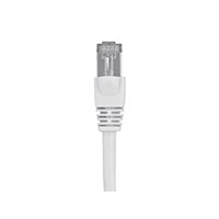 Monoprice Cat6A 3ft White Patch Cable, Double Shielded (S/FTP), 26AWG ...