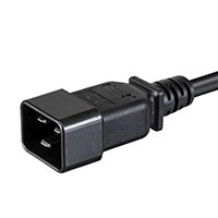 Monoprice Heavy Duty Splitter Power Cord - IEC 60320 C20 to 2x IEC 60320 C19 , 12AWG, 20A, SJTW ...