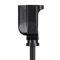 Monoprice Extension Cord - NEMA 5-15P to NEMA 5-15R, 16AWG, 13A/1625W, 3-Prong, Black, 1ft ...