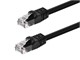 Monoprice Cat5e 100ft Black Patch Cable, UTP, 24AWG, 350MHz, Pure Bare ...